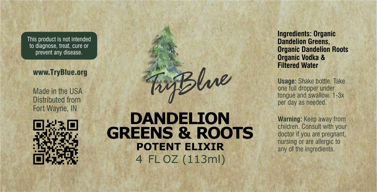 Dandelion Greens & Roots Elixir – Try-Blue