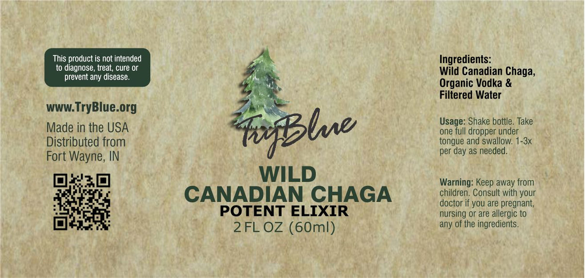 Wild Canadian Chaga Elixir – Try-Blue